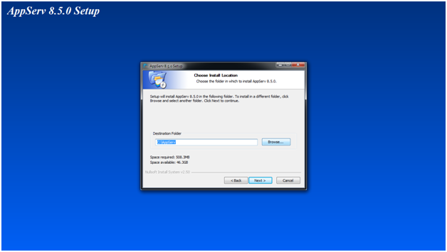 Instalasi Appserv seperti hal nya program lain