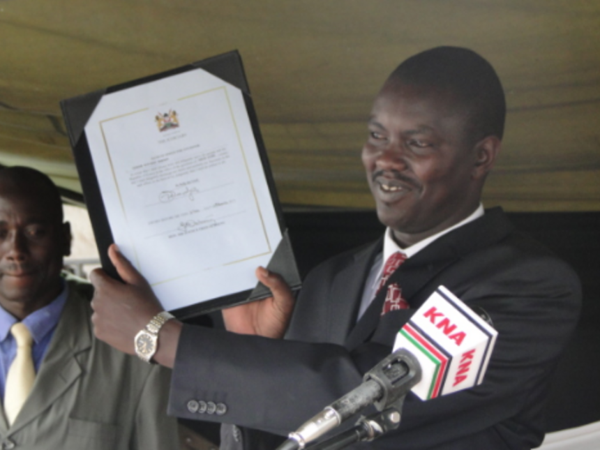 Mandago Sworn In, Promises an Inclusive Goverment