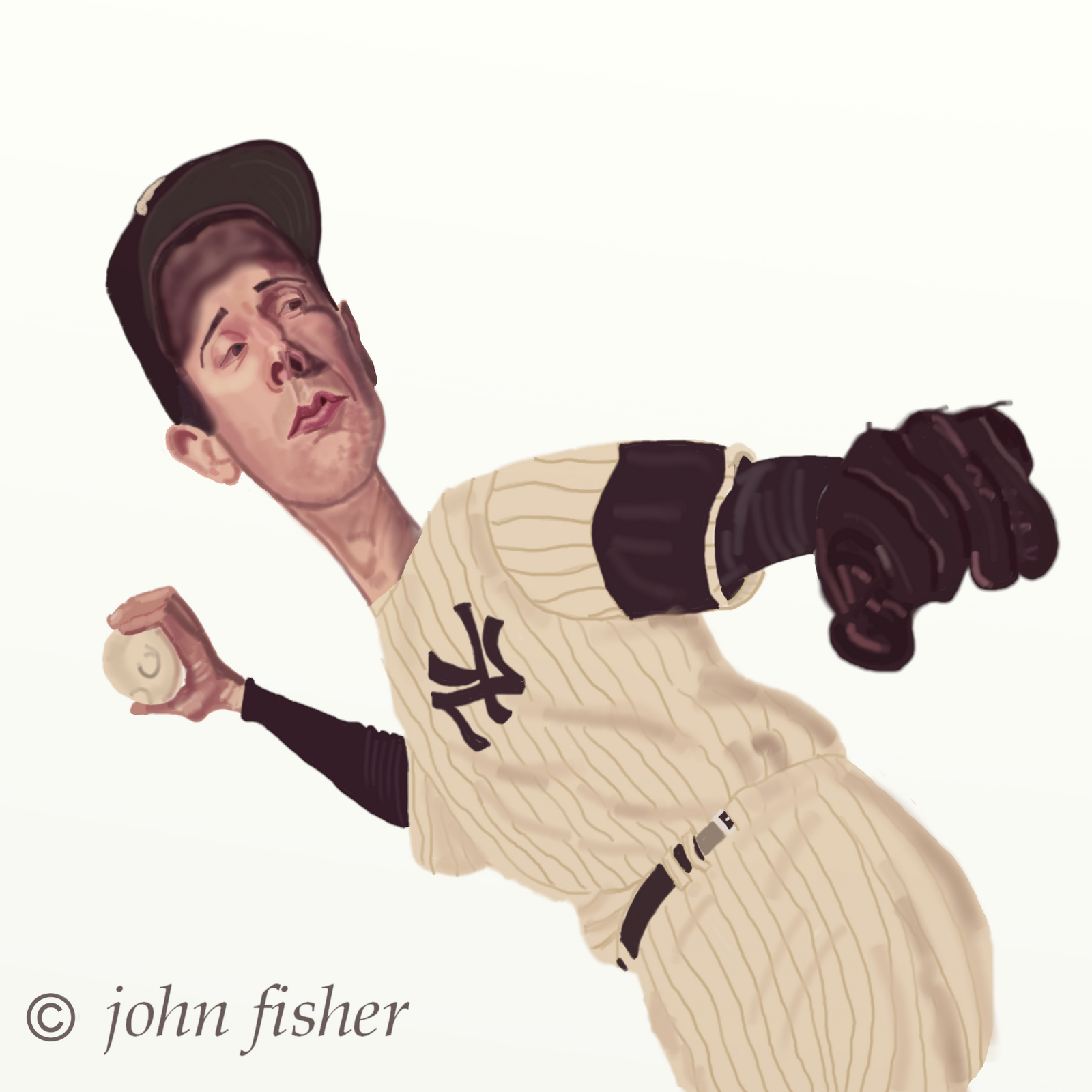 The Art of John Fisher: Joe Dimaggio..