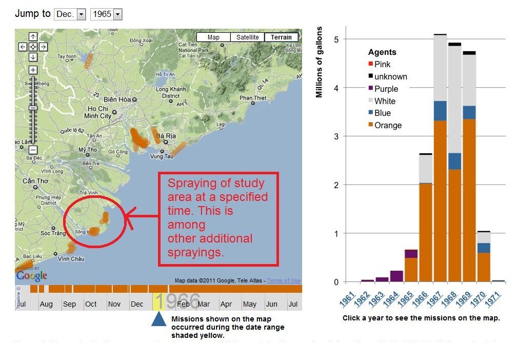 Mapping of Agent Orange Mangrove Destruction in Relation to Human ...