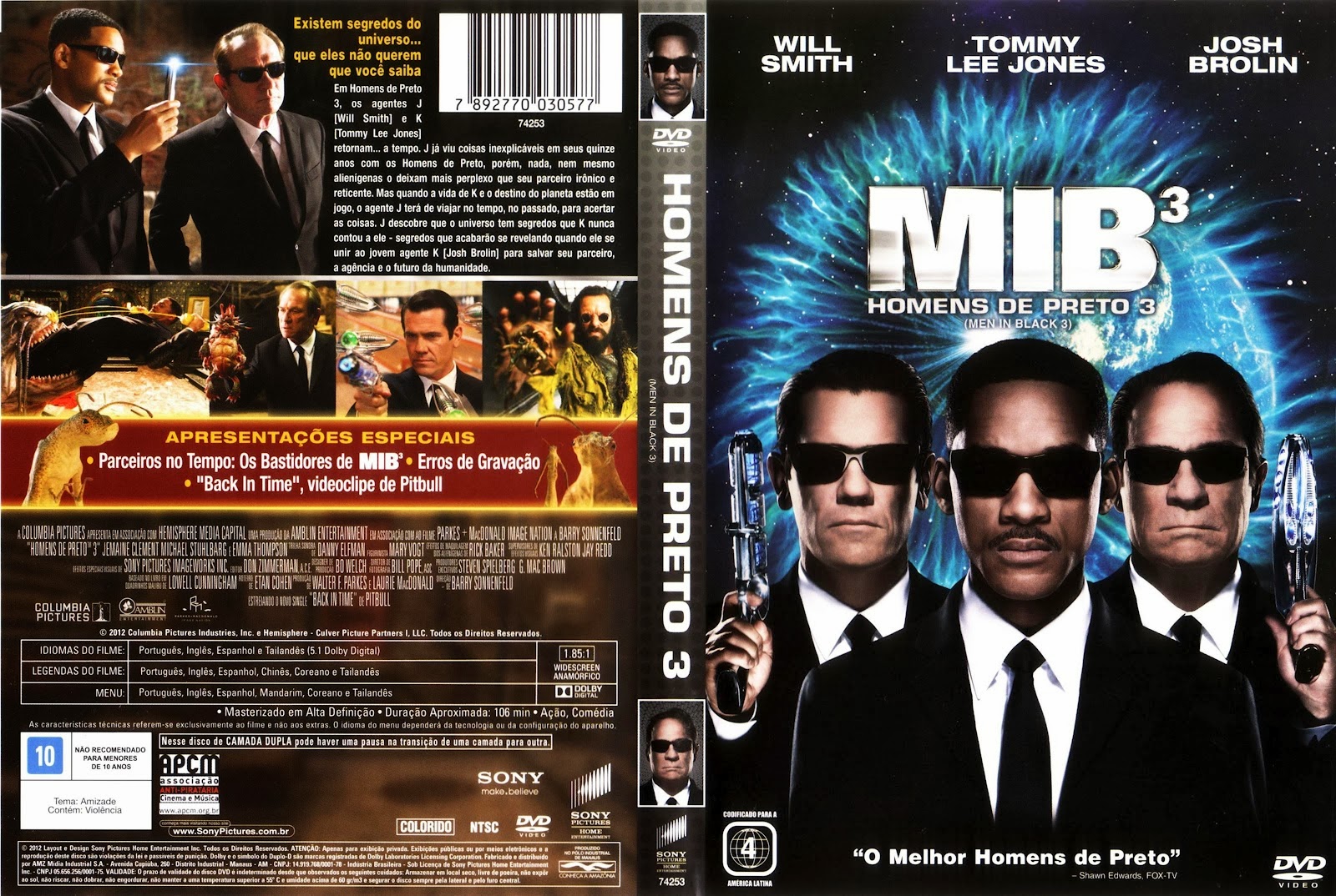 Capa do Filme - MIB - Homens de Preto 3 ~ Sam Capes