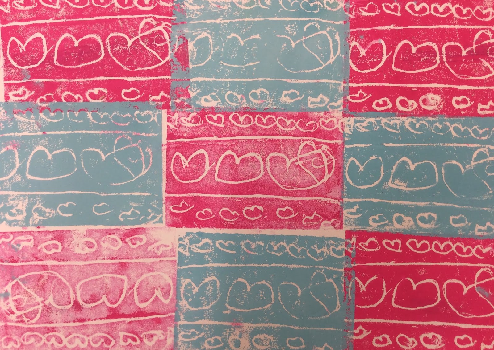 Art with Mrs. Elliott : Printing Patterns in First Grade