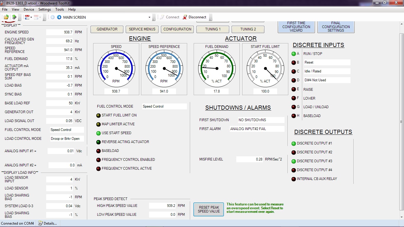 Service Tool for WOODWARD 2301E - Load Sharing and Speed Control - Blog ...