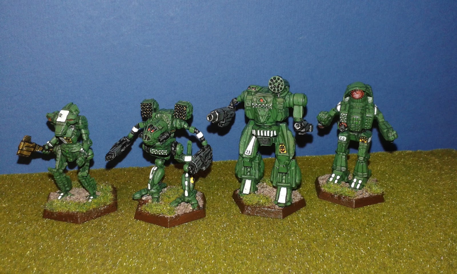 Hart of War Figure Painting and Basing Service: BATTLETECH ROBOTS