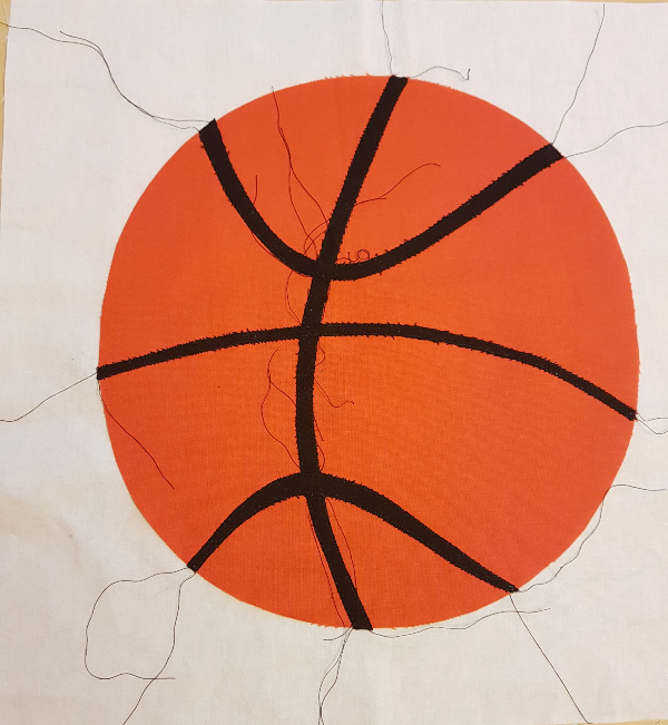 Devoted Quilter: Quilt Block Mania - Basketball!