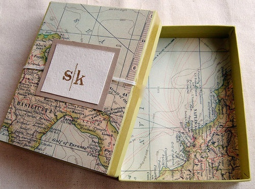 Simple Details: free maps for giftwrap