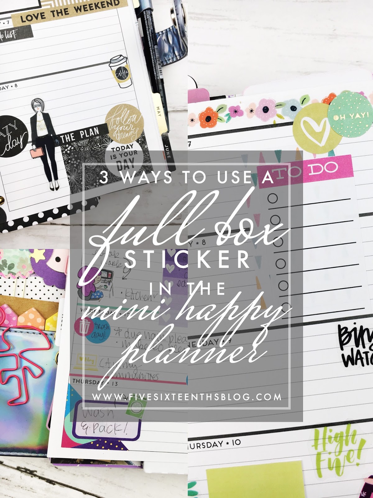 five sixteenths blog: Three Ways to Use a Full Box in Your Mini Happy ...