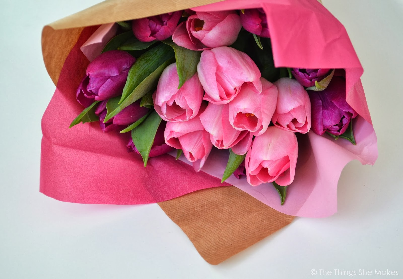 How to Wrap a Flower Bouquet | The Things She Makes