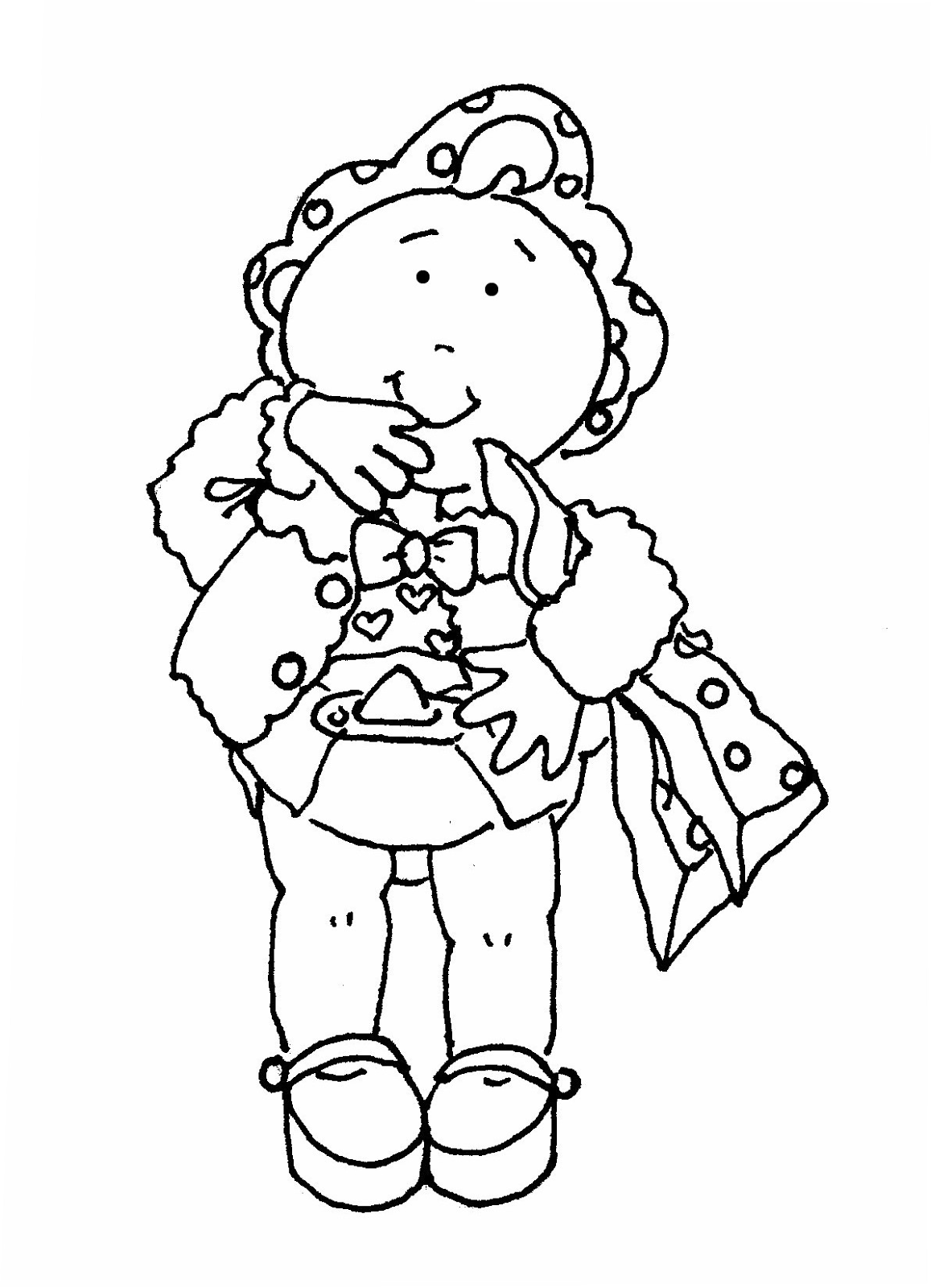 Free Dearie Dolls Digi Stamps: Baby Girl