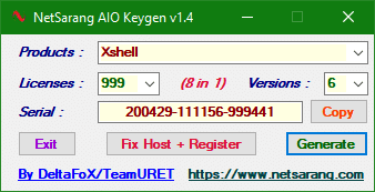 Xshell 6 và XFTP 6 crack với keygen