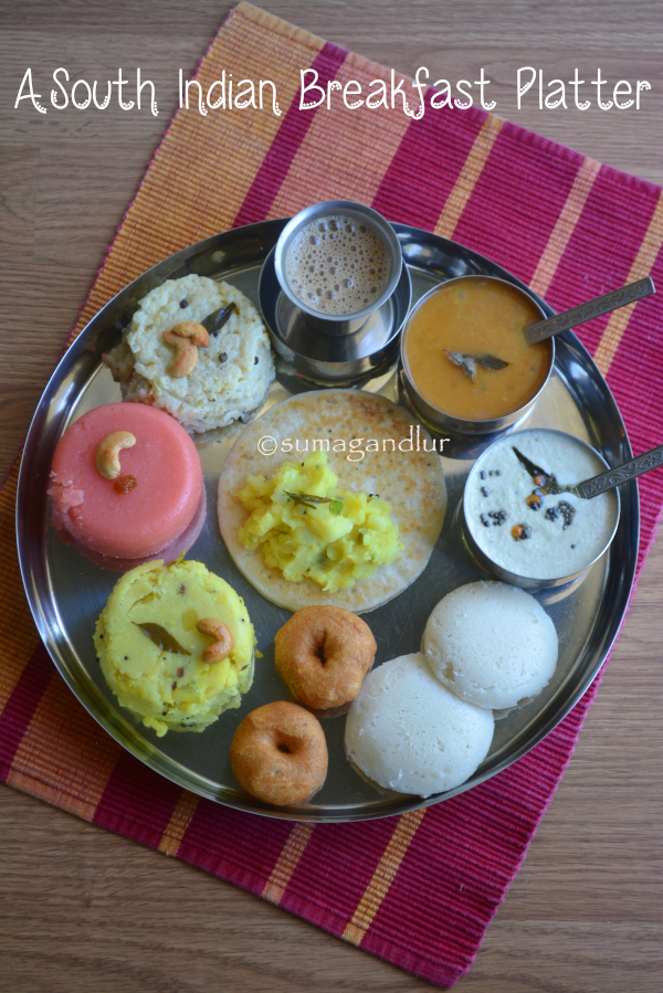 Veggie Platter: A South Indian Breakfast Platter