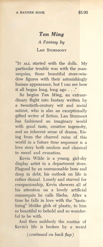 Fly-by-night: Tan Ming