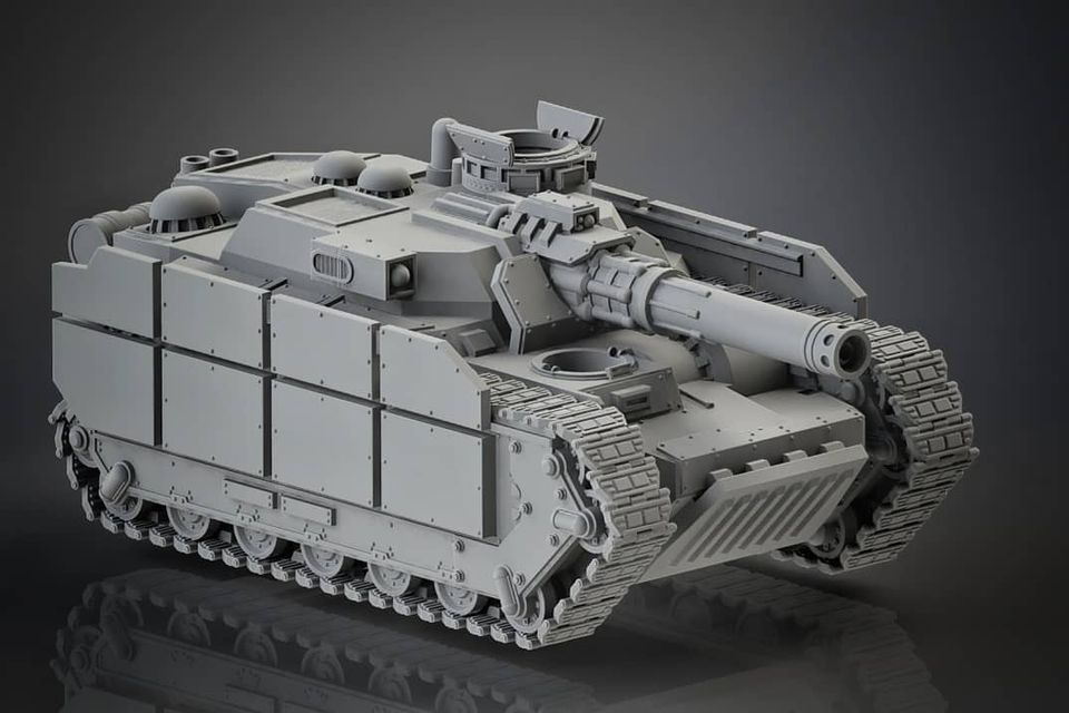 Wargame News and Terrain: Mortian: New Science Fiction Tank Hunter Preview