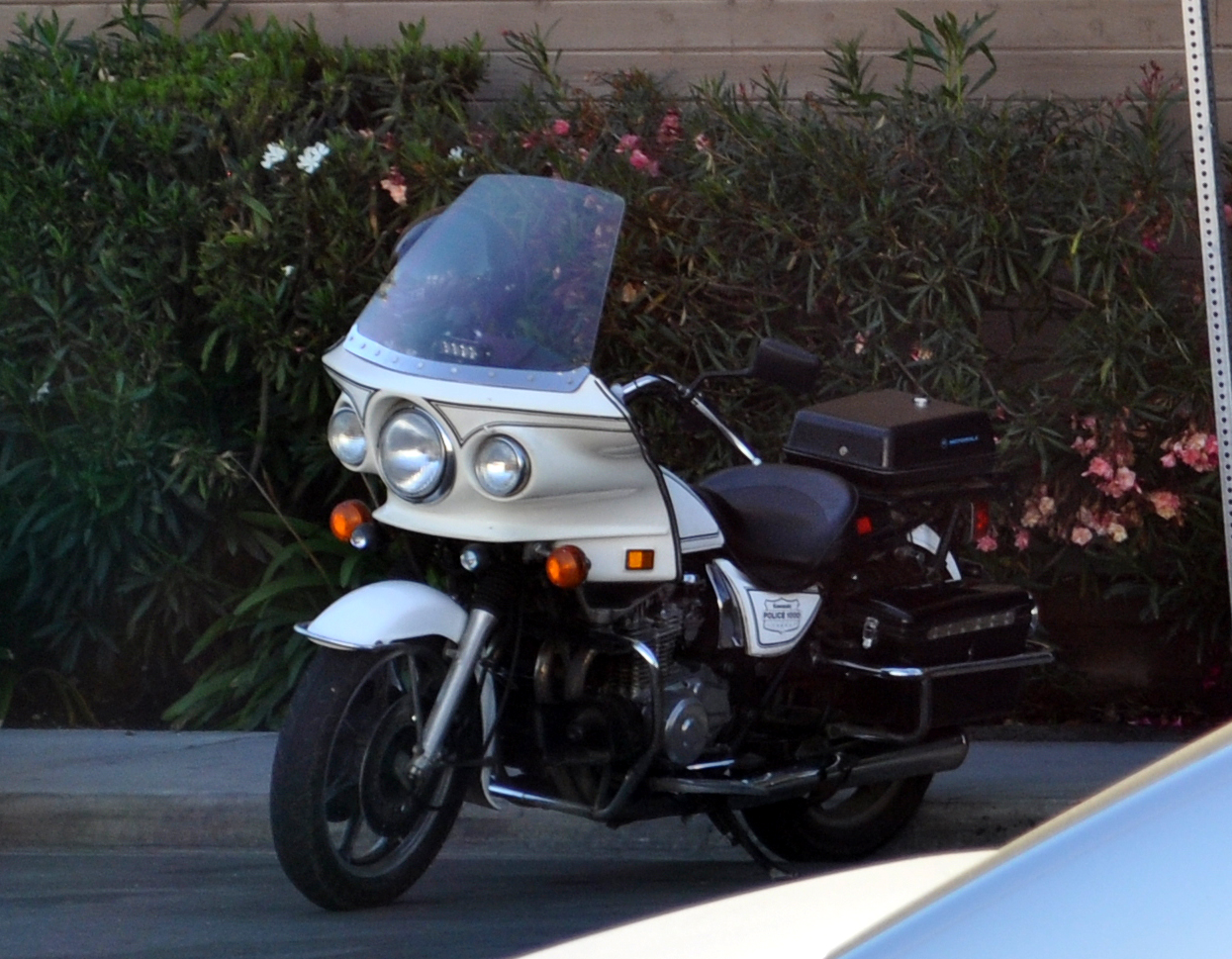 Just A Car Guy: Not a police motorcycle, might have been one once, now ...