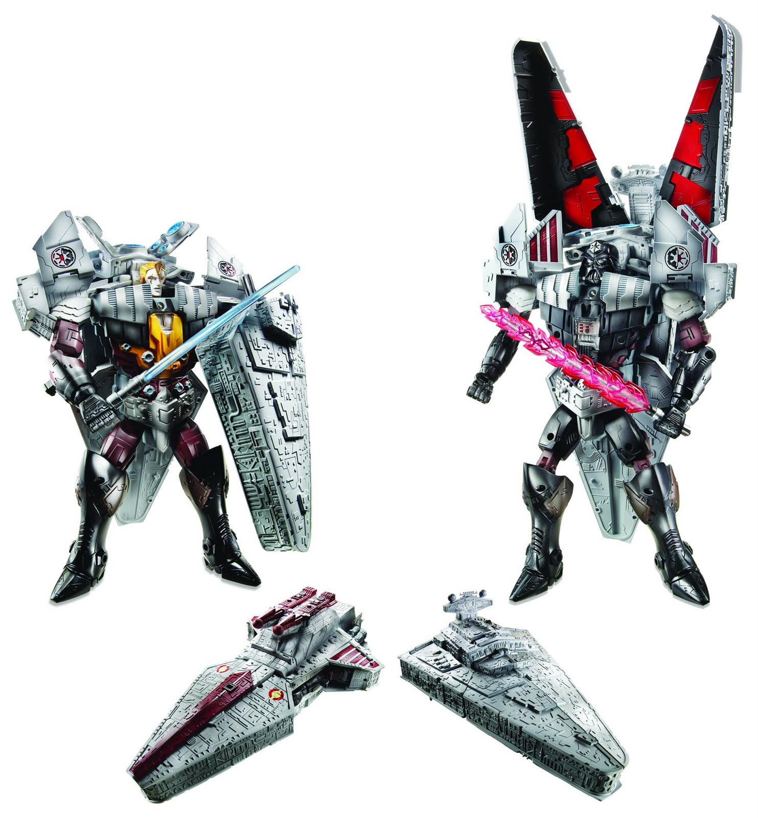 Kapow Toys: Star Wars Transformers Darth Vader - Anakin Quad Changer ...