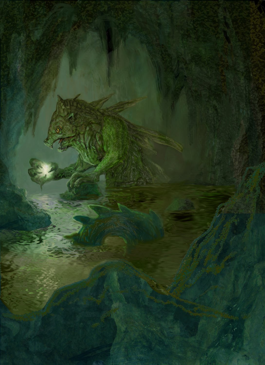 The Happy Brush: More cave monster,