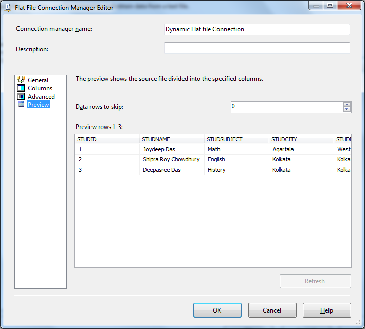 Microsoft SQL Server Knowledge Bank: SSIS Dynamic Flat File Connection