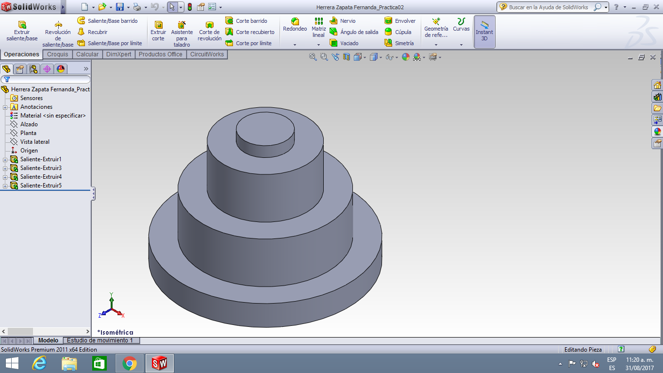 Herrera Z Fernanda SolidWorks Clase2017: Pacial 01