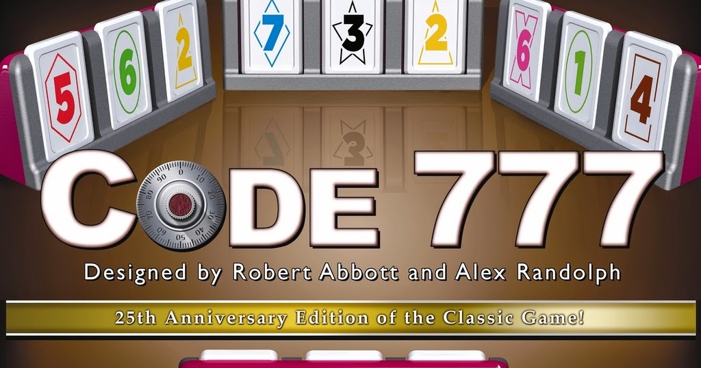 Clube do Tabuleiro de Campinas: CODE 777 ! Um jogo obrigatório na coleção