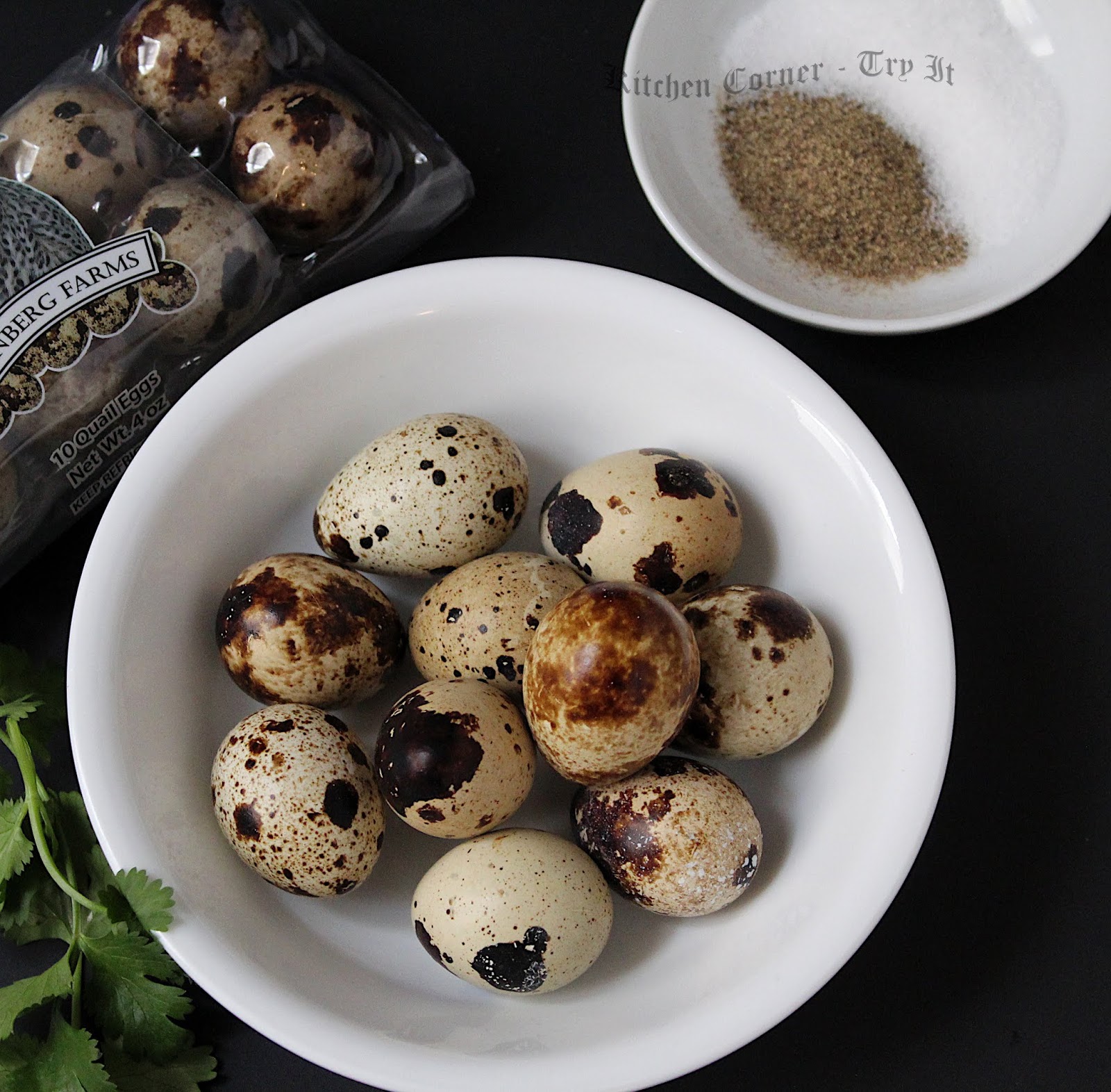 Kada Mutta - Quail Eggs Pepper Fry