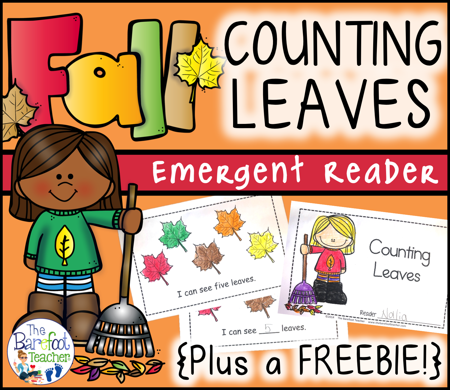 Counting Leaves Fall Emergent Reader {Plus - a FREE Download!} | The ...