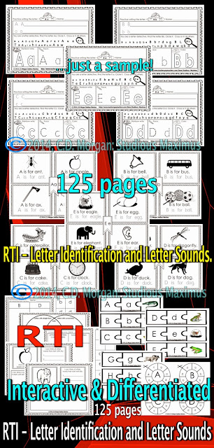 Studious Maximus: Alphabet - learning letters and letter sounds!