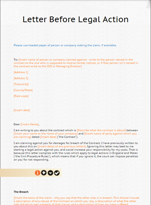 Final Notice Before Legal Action Letter Template Uk ~ Resume Letter