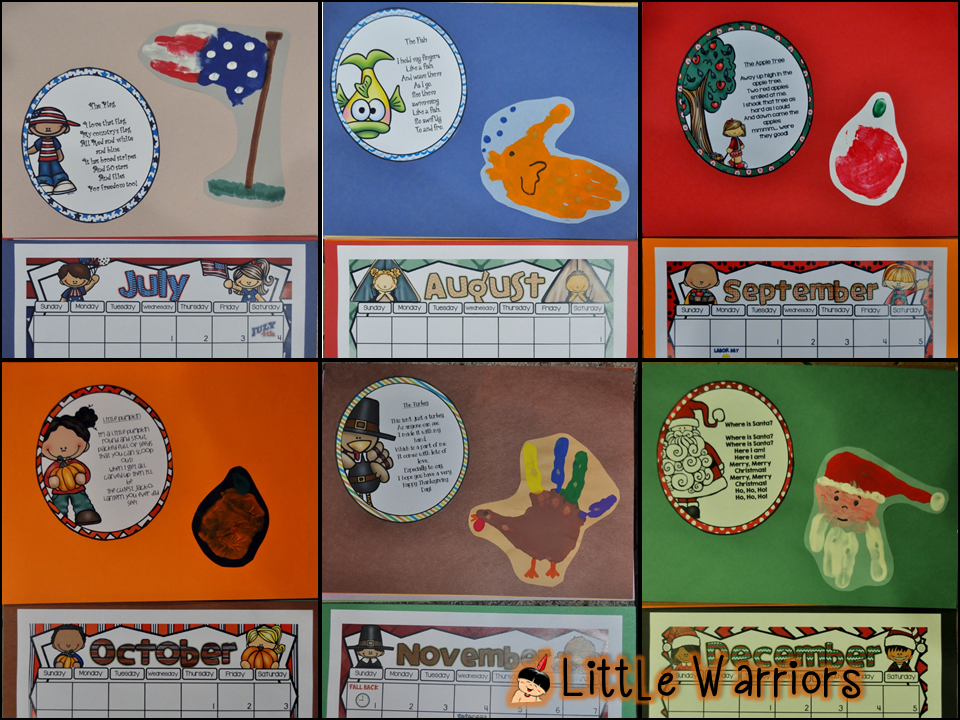 Blog Hoppin': 2015 Handprint Calendar