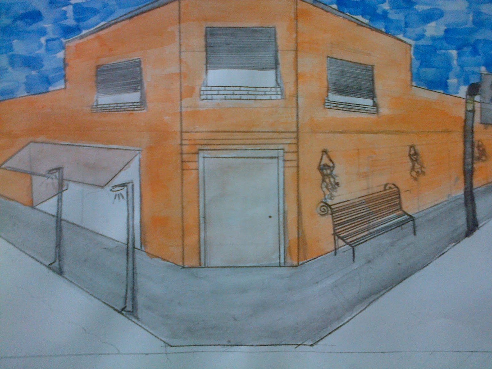 Vivi en el Arte: 6° B Perspectiva de una ochava