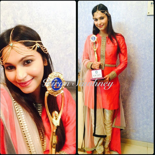 Sohum Sutras: TV actress, Shamata Anchan at the Lion Gold Awards