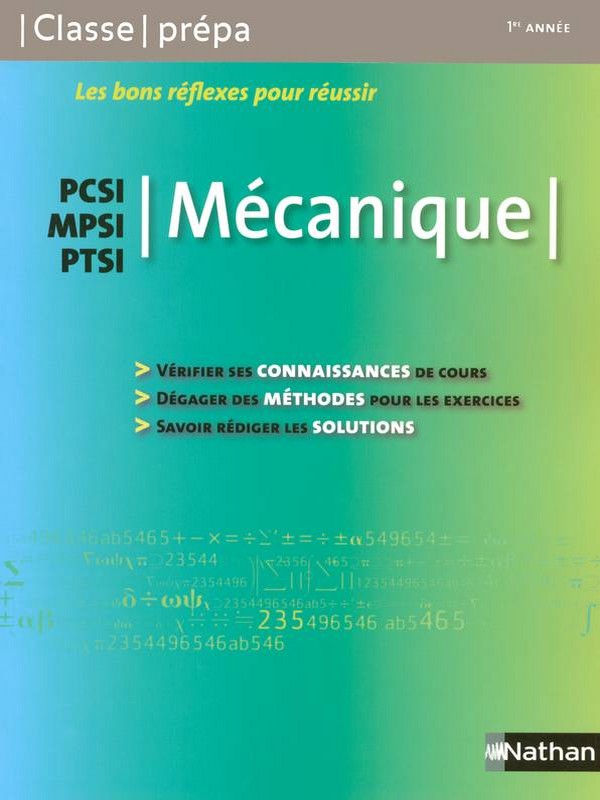 Mécanique - MPSI - PCSI - PTSI |Booksloop| nathan