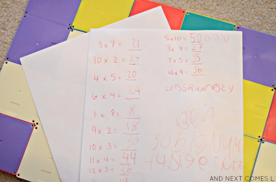 Learning Multiplication with Magna-Tiles | And Next Comes L ...