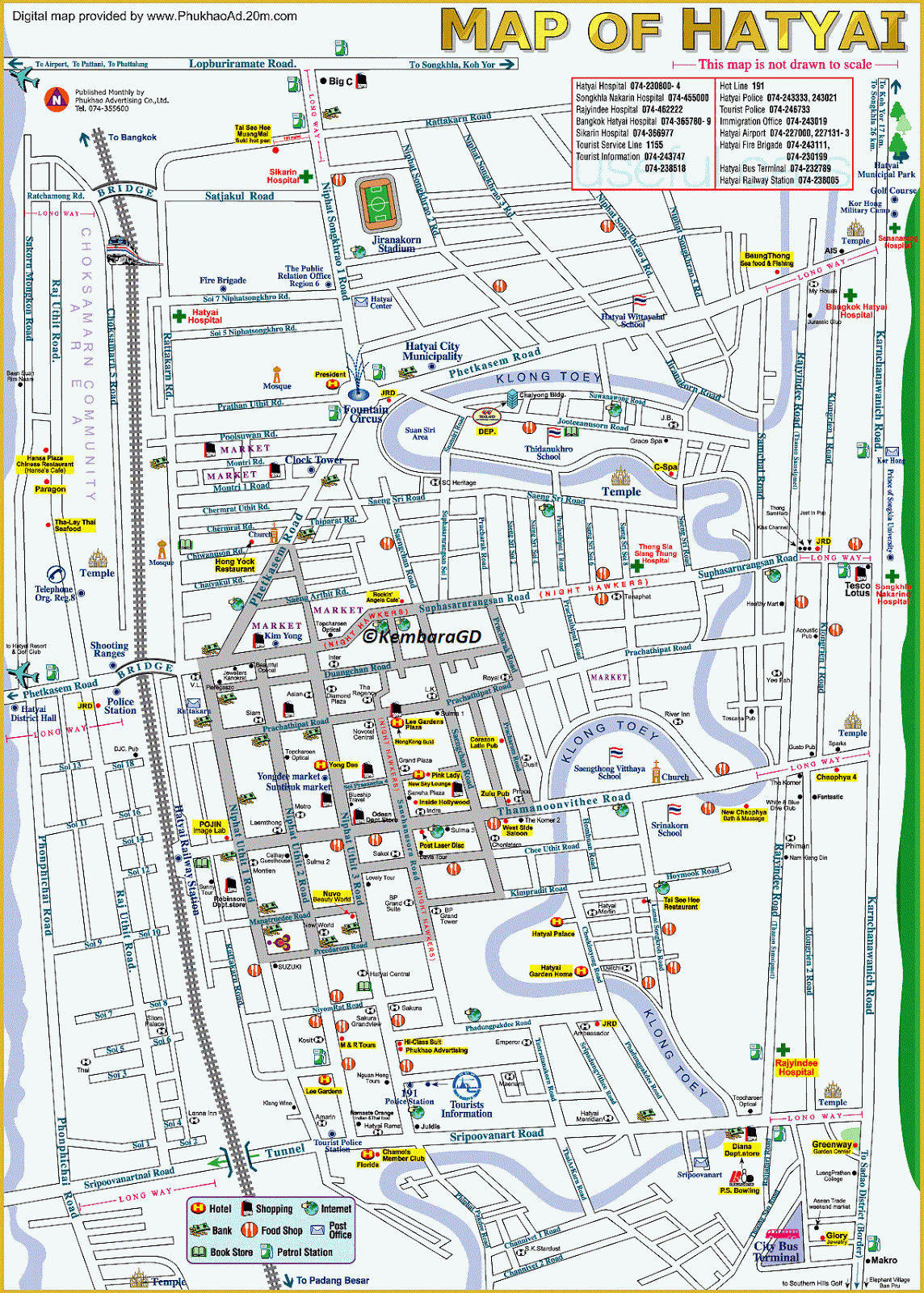 KembaraGD: Itinerary (Hat Yai, Thailand - 21st to 22nd February 2014).