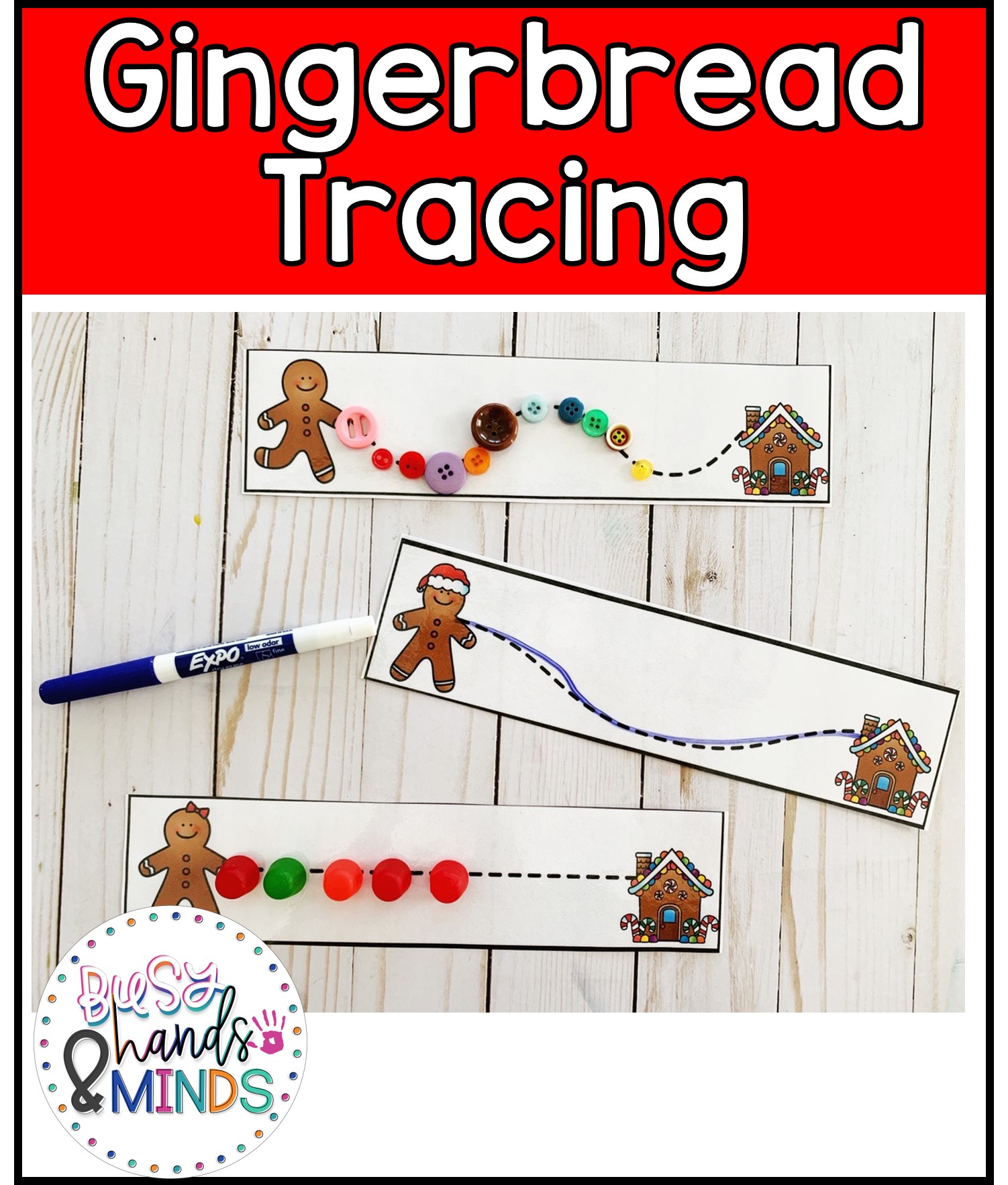 Gingerbread Preschool Pack | Busy Hands and Minds
