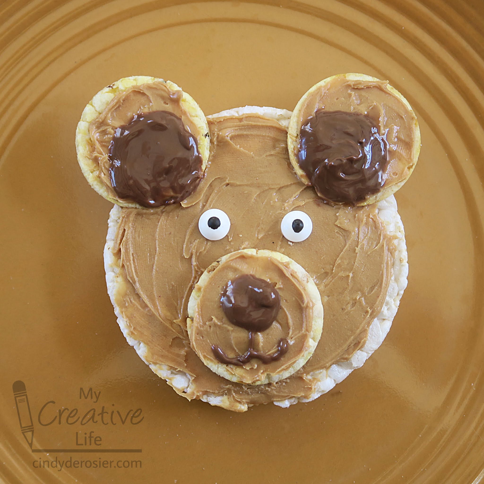 Cindy deRosier: My Creative Life: Nut Butter Bear Edible Craft