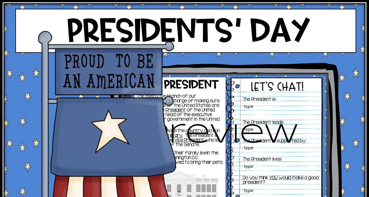 1st Grade Hip Hip Hooray!: Presidents' Day