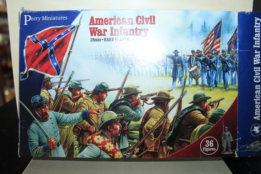 Tom's Miniatures in 1/72: Perry Miniatures ACW Confederate-Infantry 28 mm