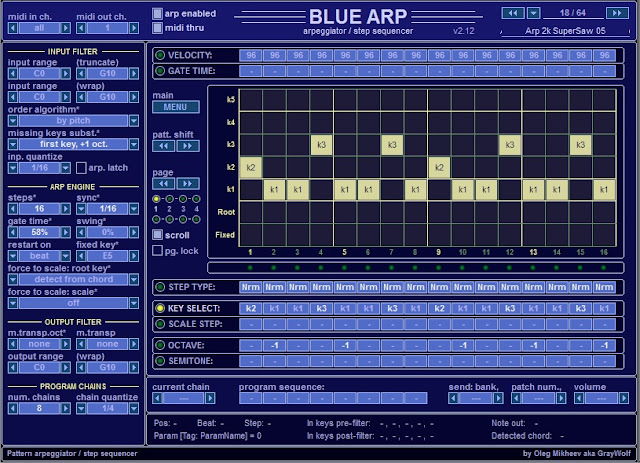 MATRIXSYNTH: BlueARP Hardware ARP Sequencer
