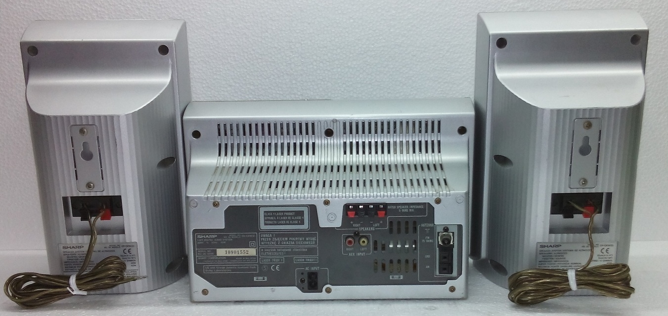 BARANG BARANG ELEKTRIK TERPAKAI DAN RARE: SOLD OUT!! - MINI HIFI SHARP MODEL SD-CX1