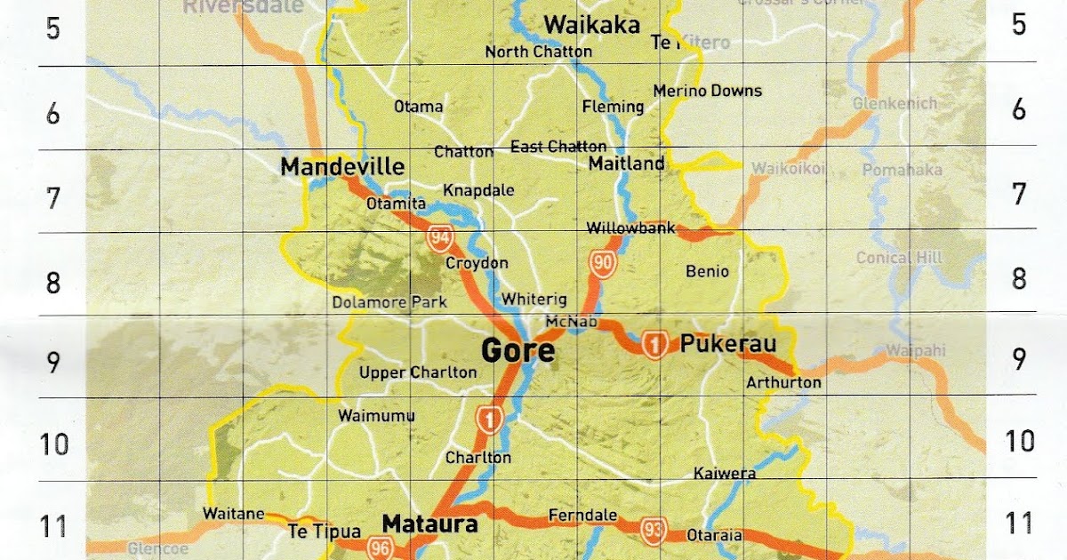 GORE, Moments in the Past: MAP: Gore and District