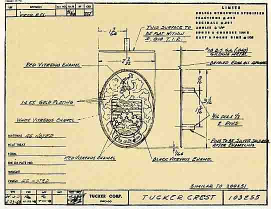 American Auto Emblems: TUCKER
