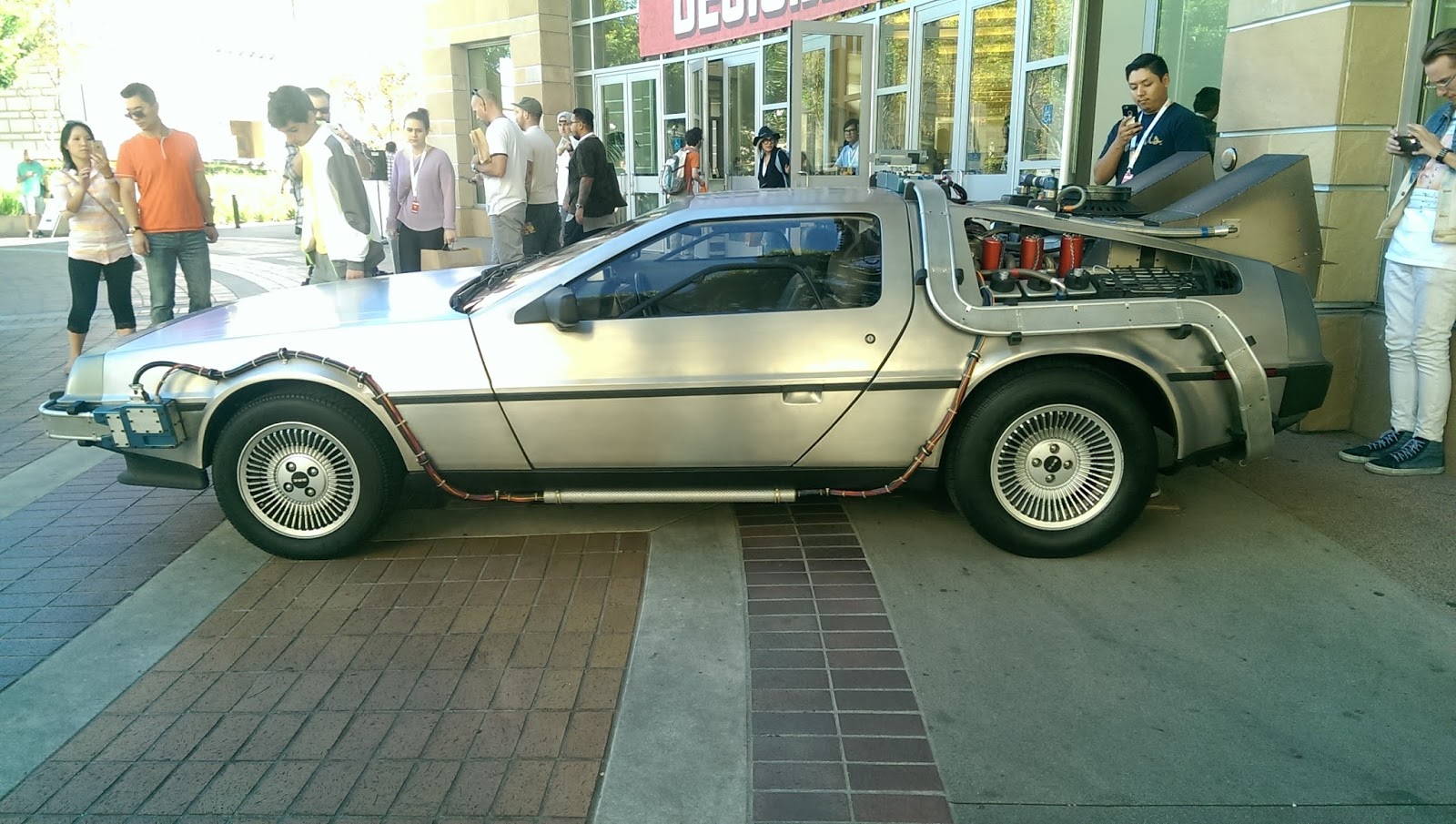 Heathen is the new black.: DeLorean at Design Con in Pasadena Nov 2015