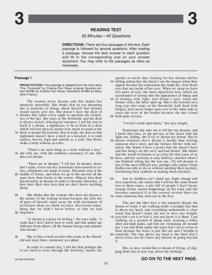 Nashville Learning Center: ACT Tip 3: Memorize the Directions