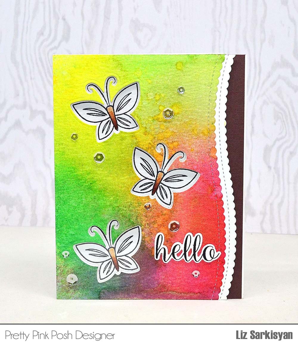 Create For Family and Friends: Saying Hello using Blissful Butterflies!