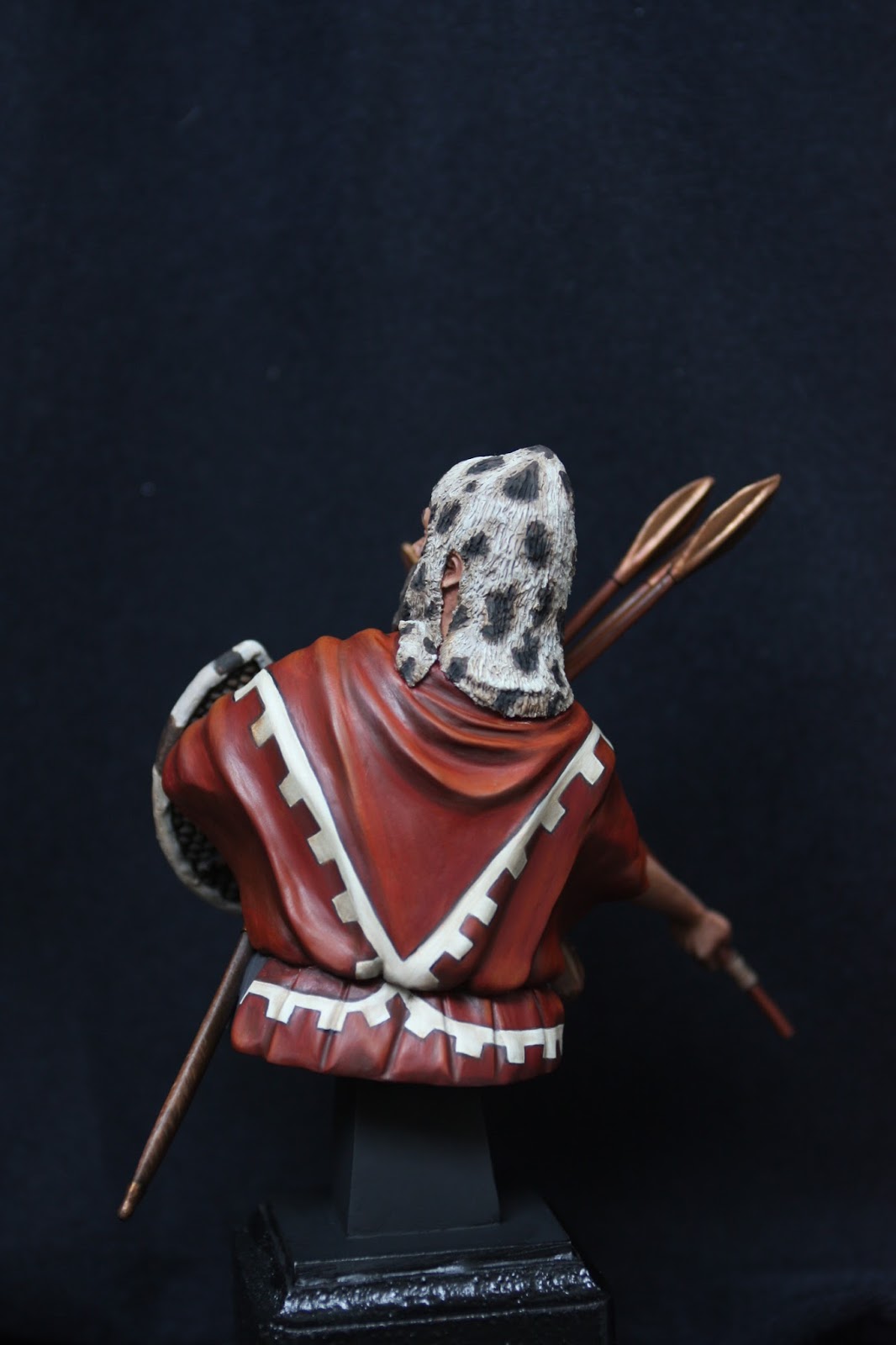 PAINTED FIGURES BY MIKE CRAMER: Thracian Peltast Triballi Tribe 424 BC