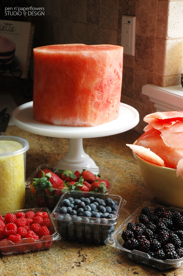 Pen + Paper Flowers: GOOD THiNGS | Best Ever {Fresh} FRUiT Cake