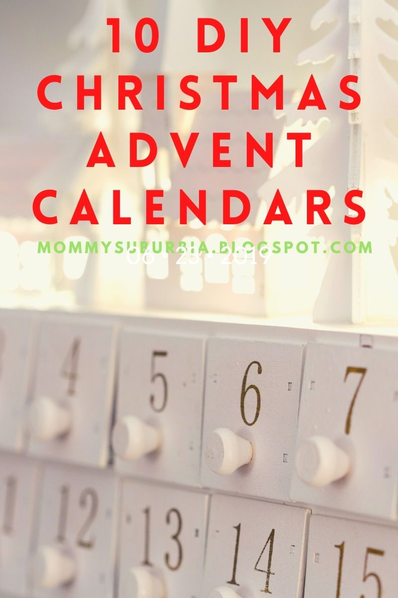 Mommy Suburbia: 10 Easy DIY Christmas Advent Countdown Calendars