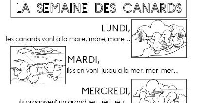 Les jours des la semaine