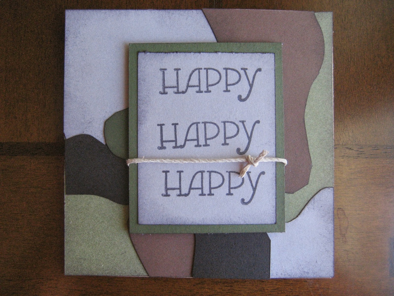 Food, Crafts, and More!: Duck Dynasty: Happy Happy Happy Card