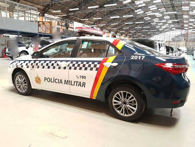 Novos Toyota Corolla da PM-DF: primeiras fotos divulgadas